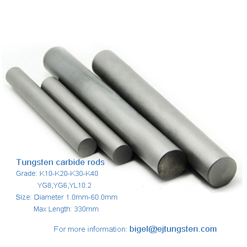 YG6 tungsten carbide rods, cemented carbide rods YG6C YG6X